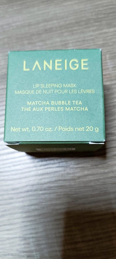 Laneige Lip Sleeping Mask - Matcha Bubble Tea, Beauty & Personal Care ...