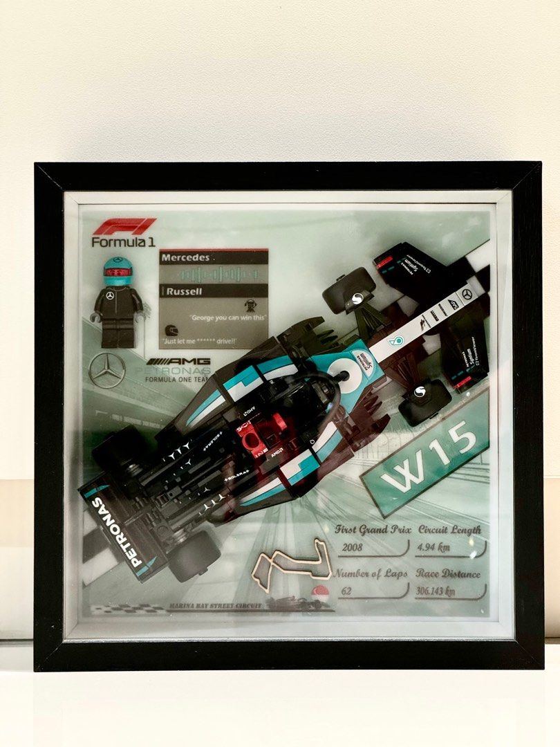 Lego F1 Speed Champions Mercedes Display Frame, Hobbies & Toys ...