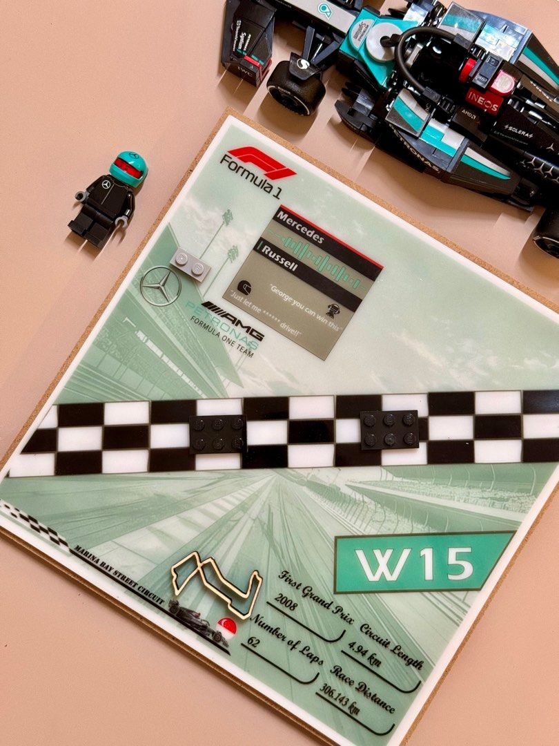 Lego F1 Speed Champions Mercedes Display Frame, Hobbies & Toys ...