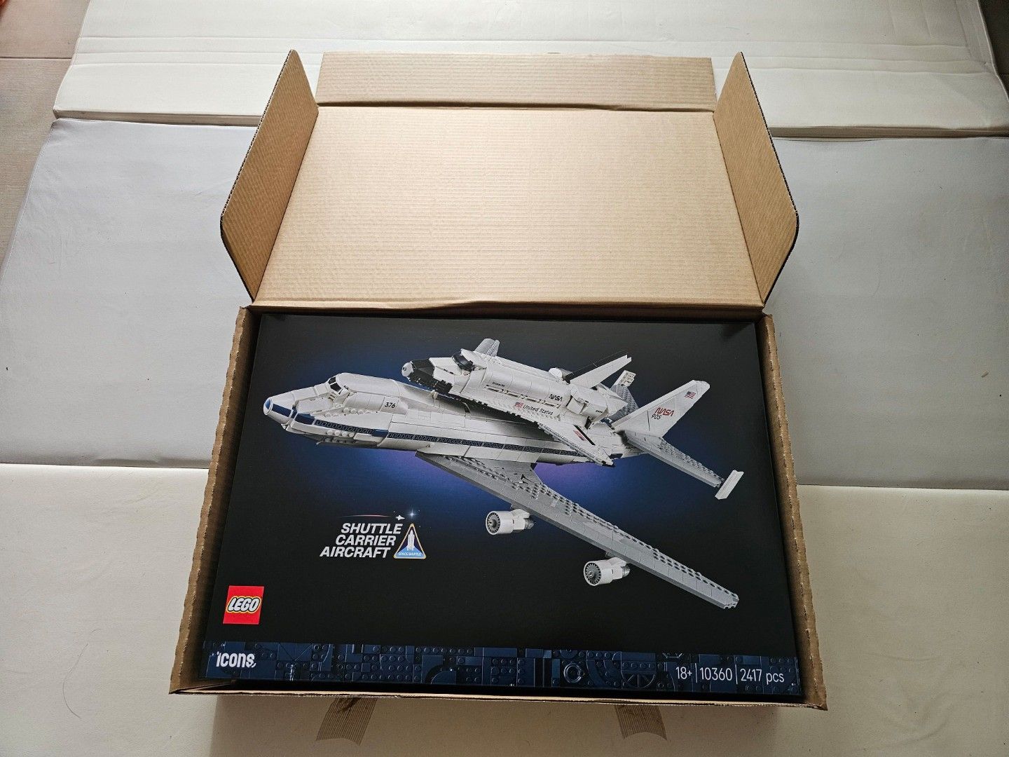 LEGO Icons 10360 Shuttle Carrier Aircraft, Hobbies & Toys, Toys & Games ...