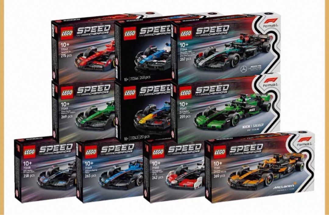 LEGO Speed Champions Formula 1 Race Car Sets, Hobbies & Toys, Toys ...