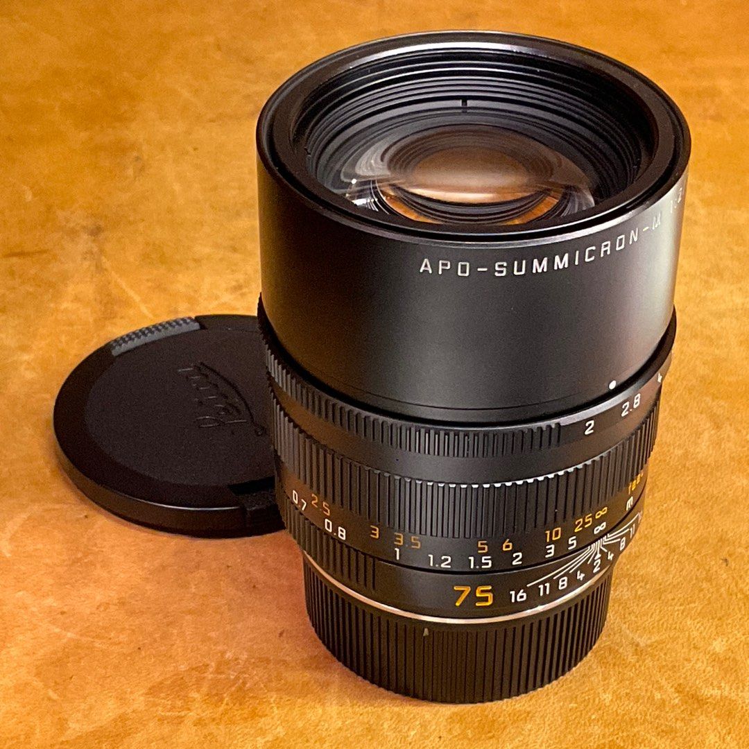 Leica 75 F2 APO Summicron ASPH w/Box (4129166), Photography, Lens ...
