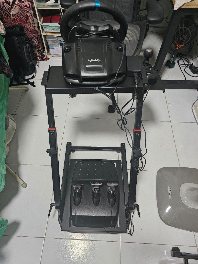 Logitech G29 Racing Wheel and Pedals and Stand, Video Gaming, Gaming ...
