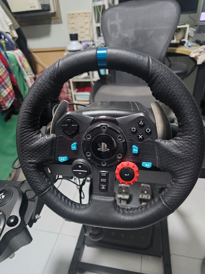Logitech G29 Racing Wheel and Pedals and Stand, Video Gaming, Gaming ...