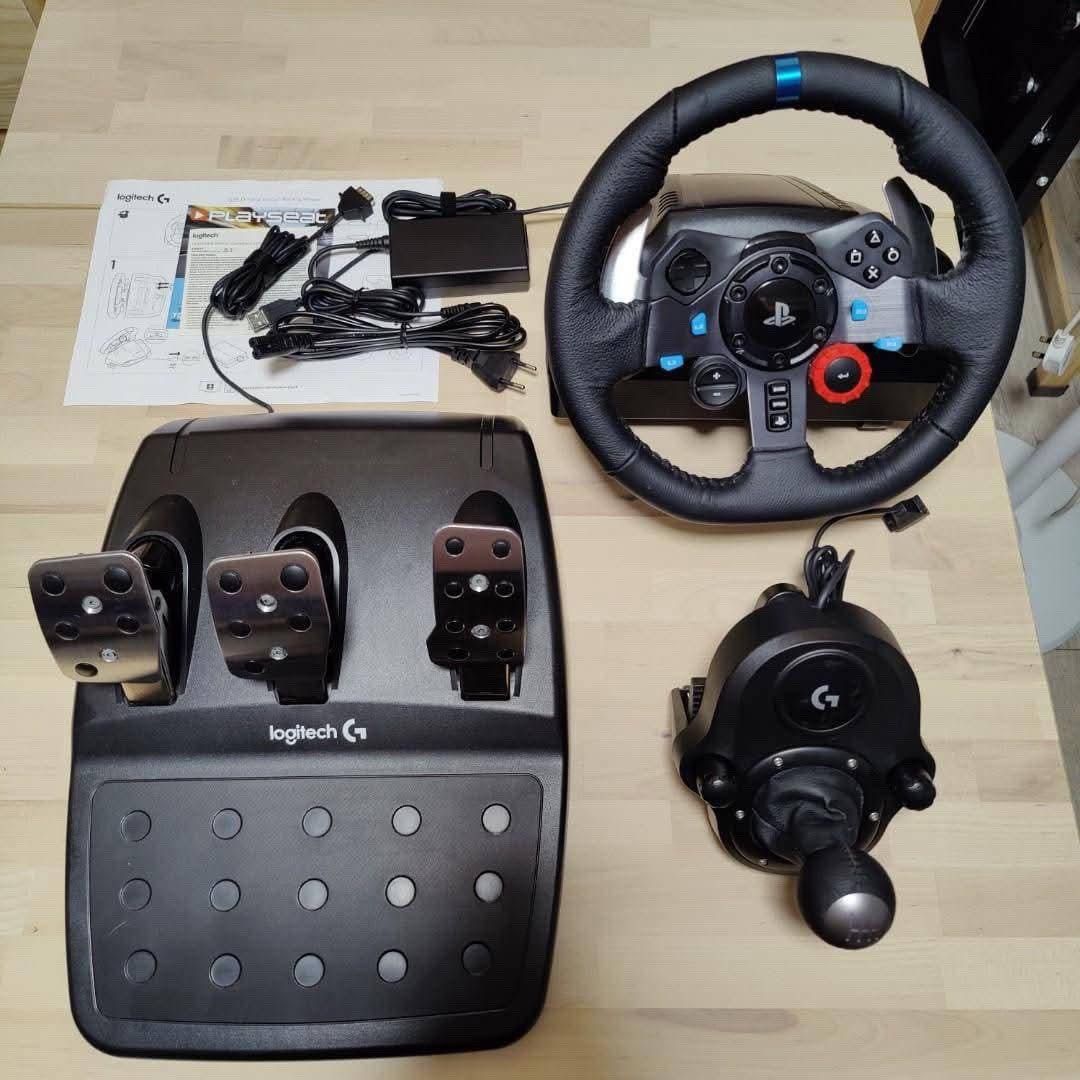Logitech G29 with Shifter Driving Simulation, Video Gaming, Gaming ...