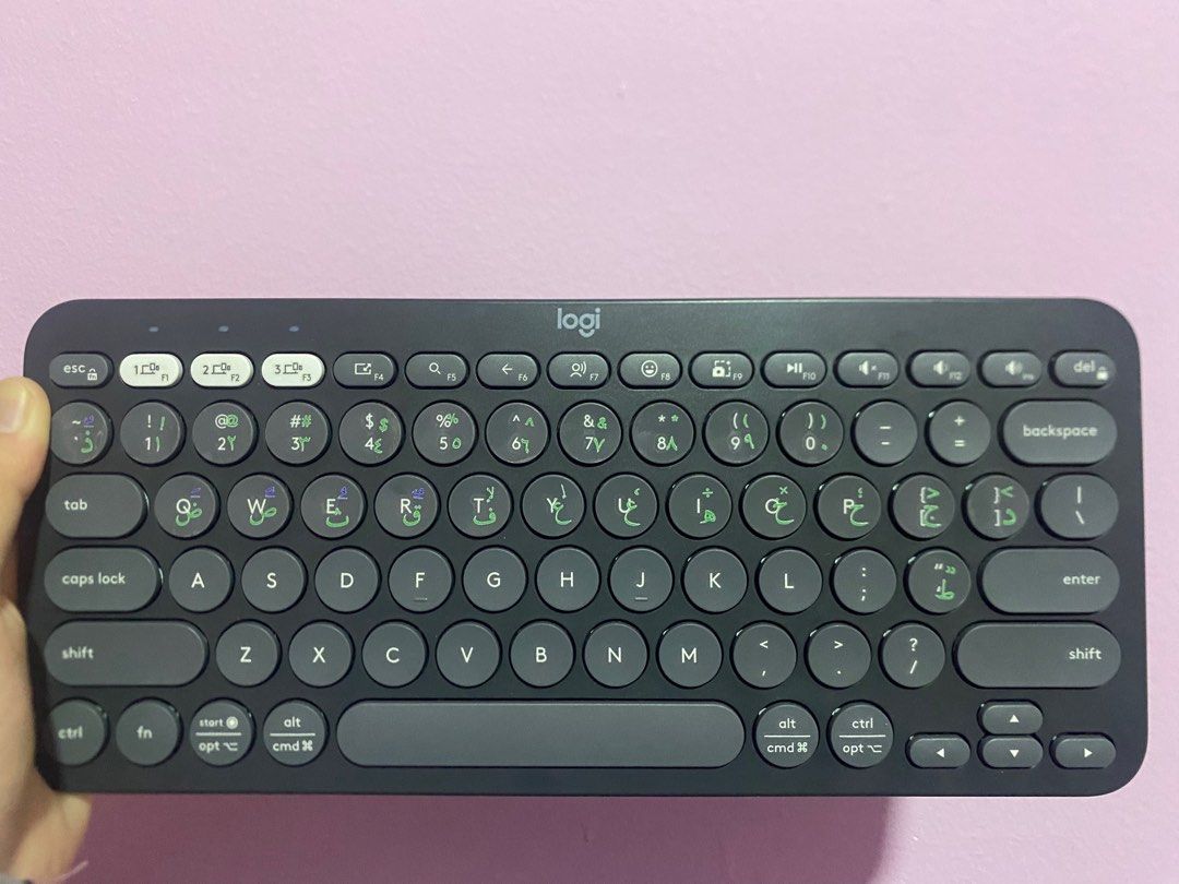 Logitech peeble K380 keyboard black, Computers & Tech, Parts ...