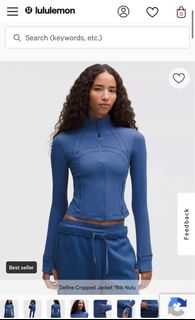 [6] Lululemon Define Hooded Jacket Nulu (bone), Women's Fashion ...