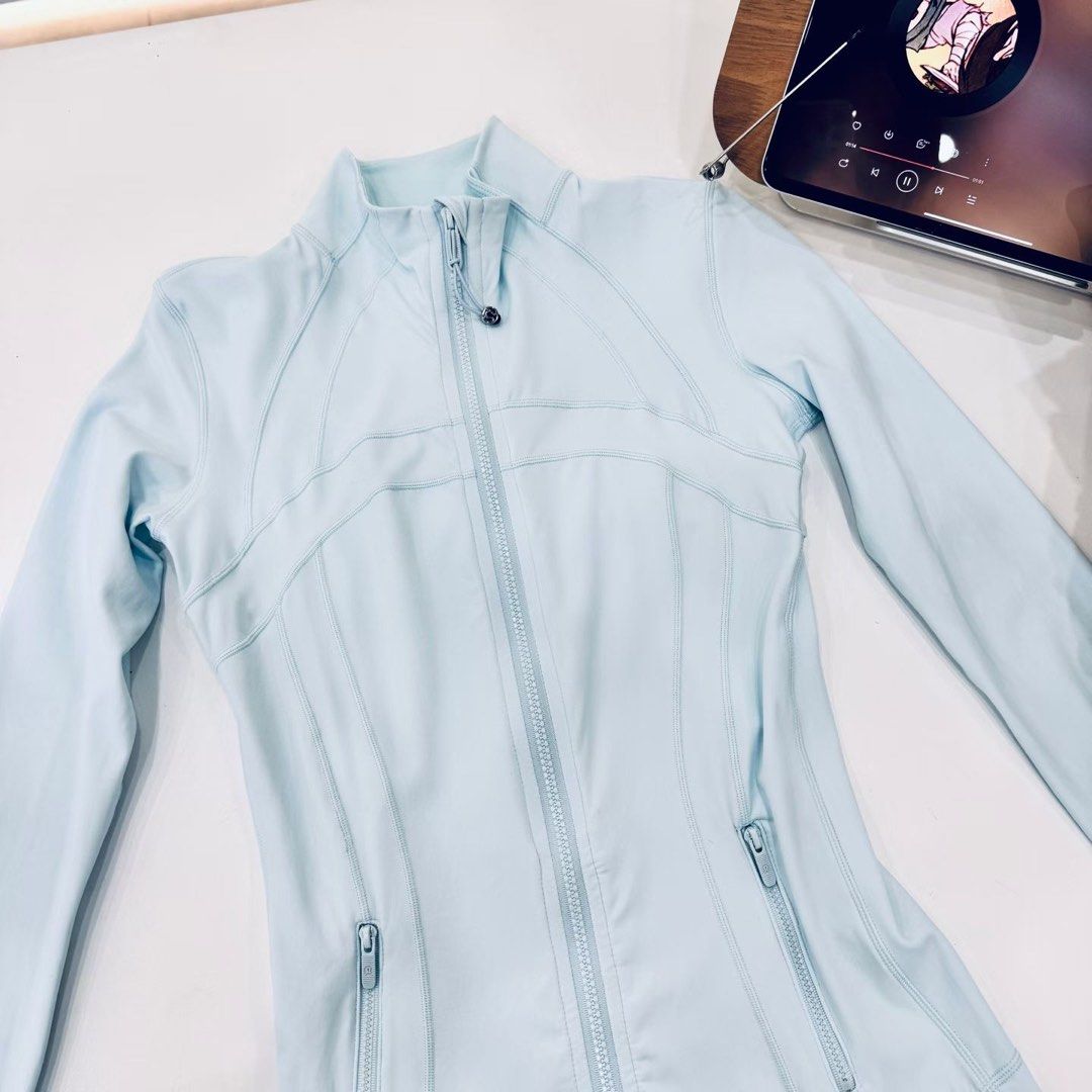 Lululemon Define Jacket - Pastel Blue, Women's Fashion, Activewear on ...