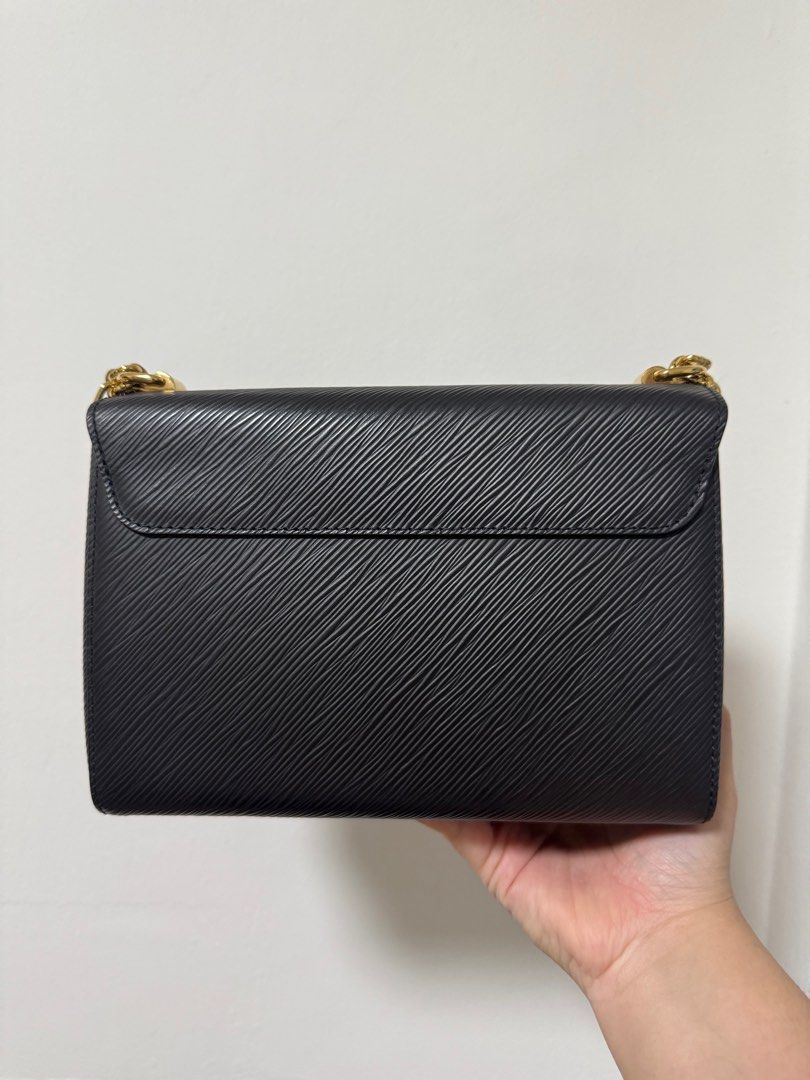 CLEARING OFF Authentic LV Twist MM Black Gold Full Set no Receipt ...