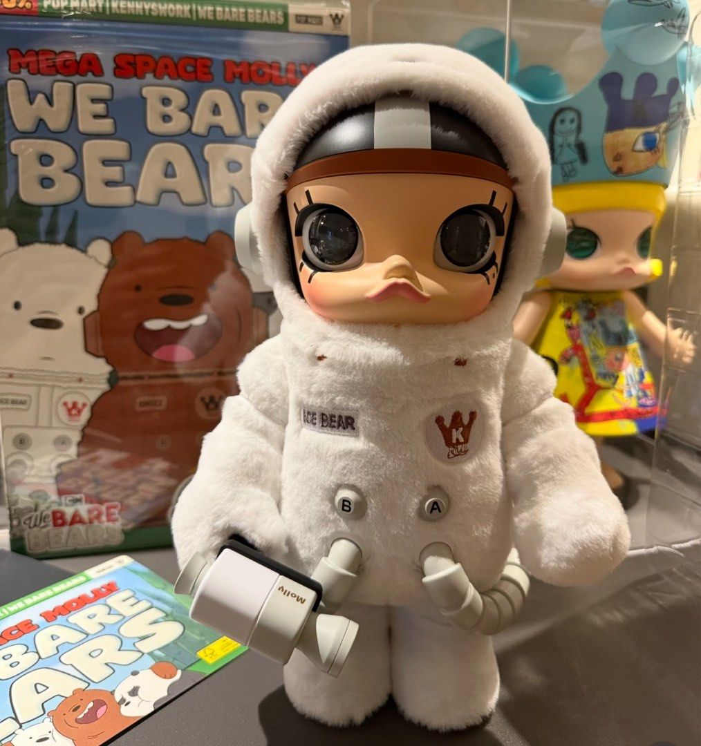 Mega Space Molly 400% We Bare Bears Ice Bear, Hobbies & Toys, Toys ...