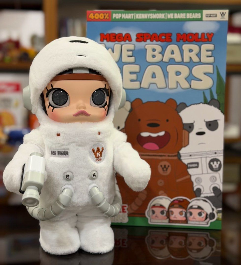 Mega Space Molly 400% We Bare Bears Ice Bear, Hobbies & Toys, Toys ...