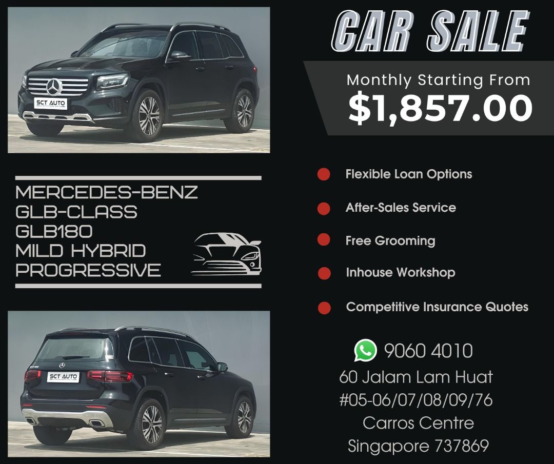 Mercedes-Benz GLB-Class GLB180 Mild Hybrid Progressive Auto, Cars, Used ...