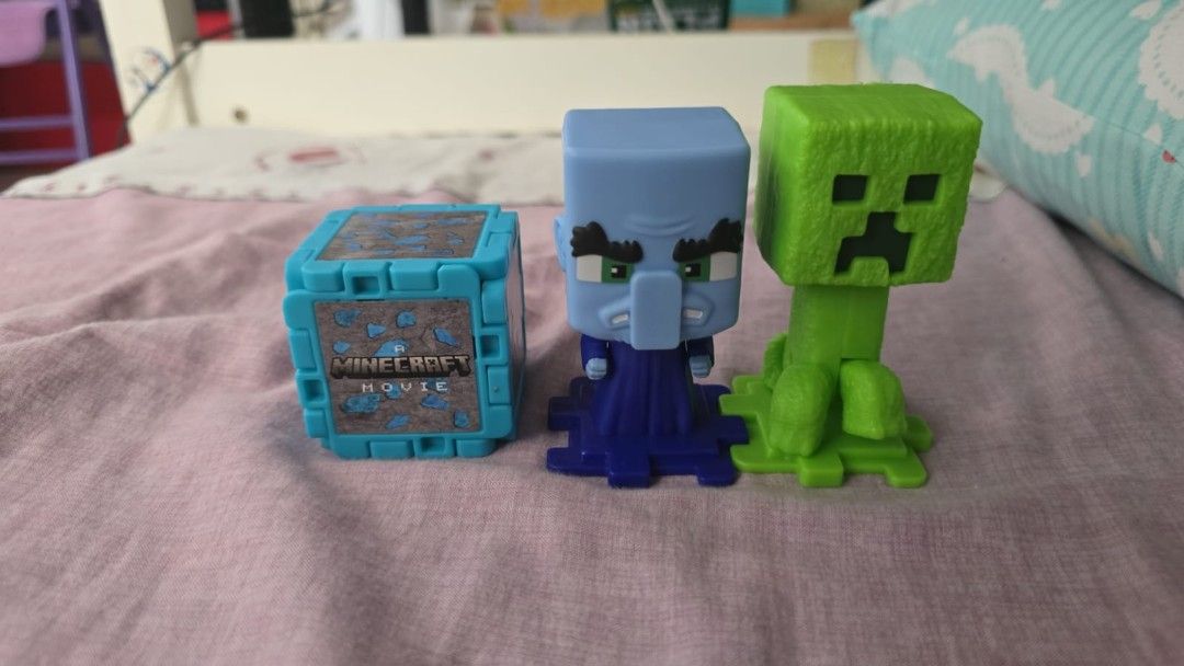 Minecraft Movie Figures McDonald's, Hobbies & Toys, Toys & Games on ...
