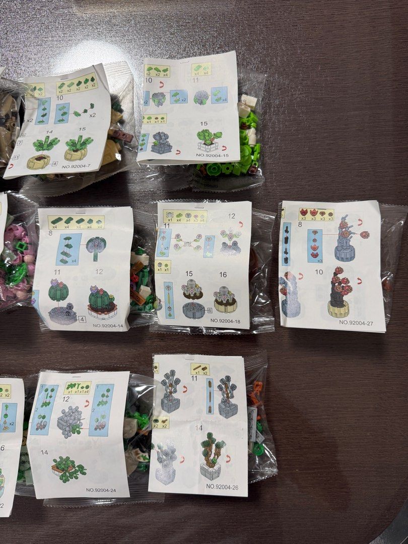 Mini Cactus Building Block Sets - Various Models, Hobbies & Toys, Toys ...