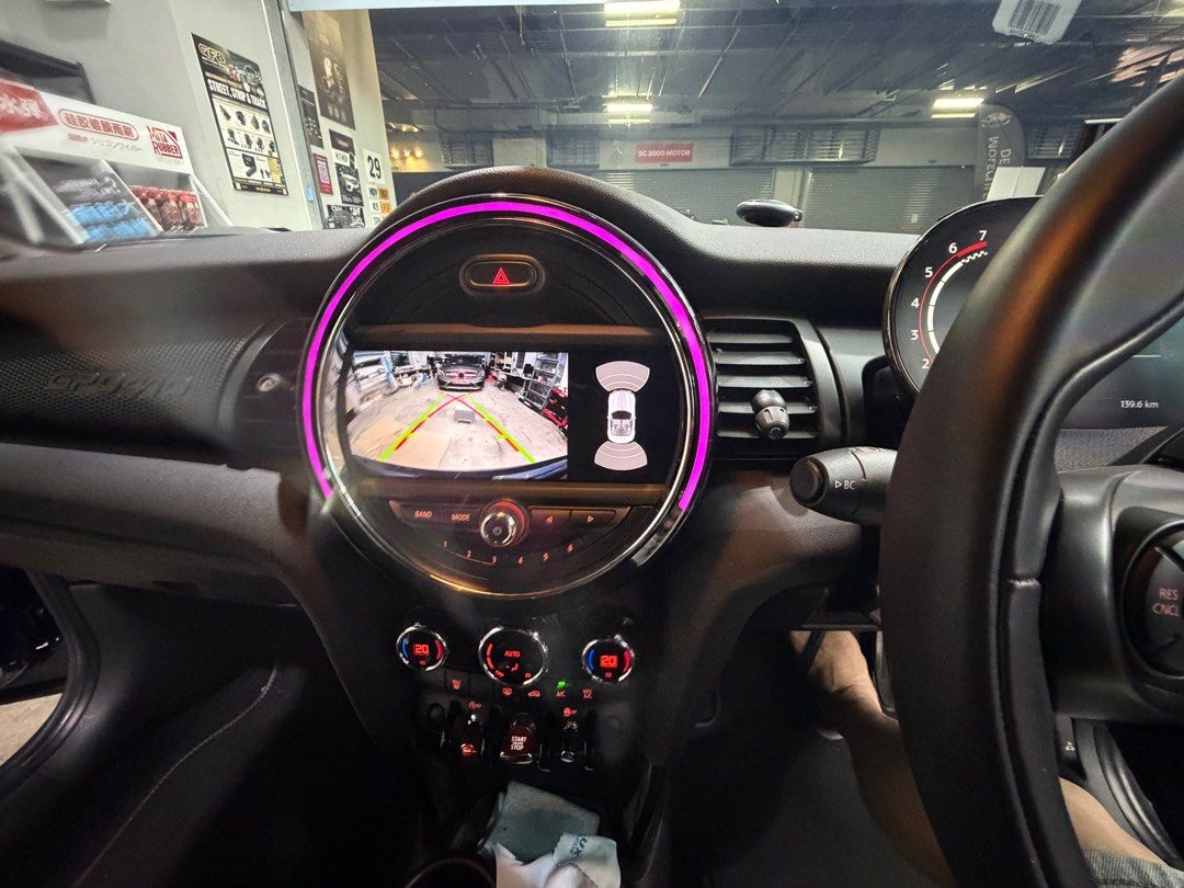 Mini Cooper Carplay Android Auto Reverse Camera and Reverse Sensor, Car ...