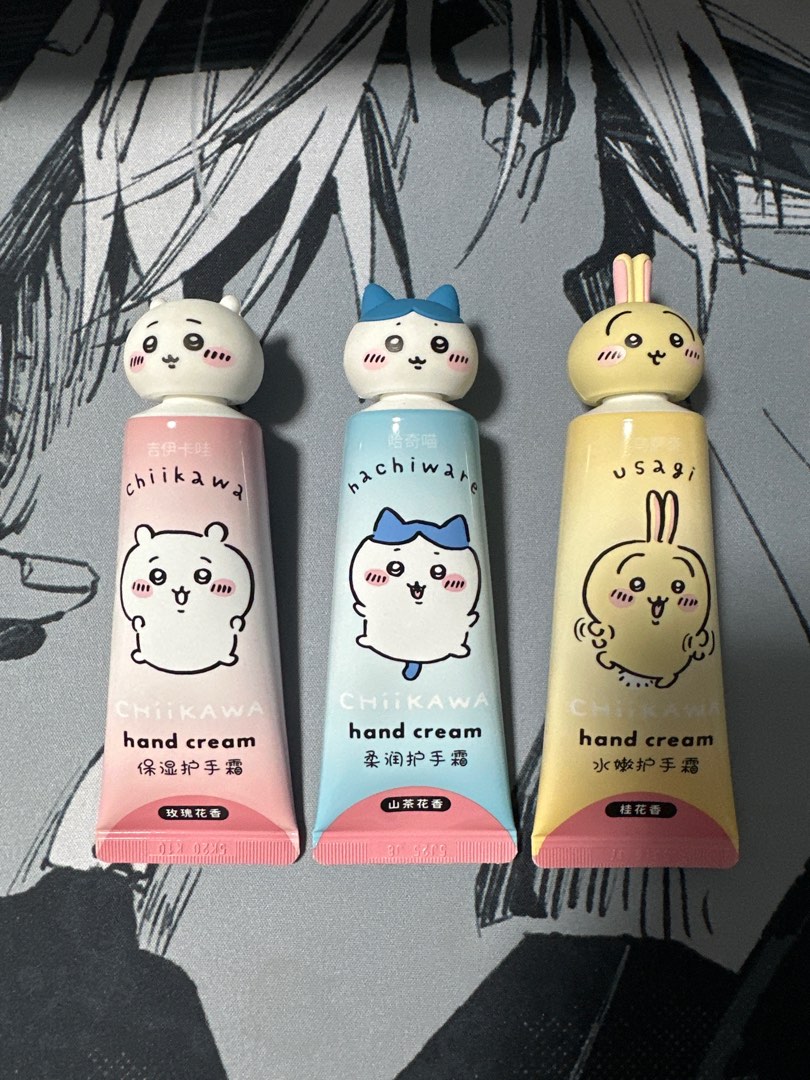 Miniso Chiikawa Hand Cream (Chiikawa, Hachiware, Usagi), Beauty ...