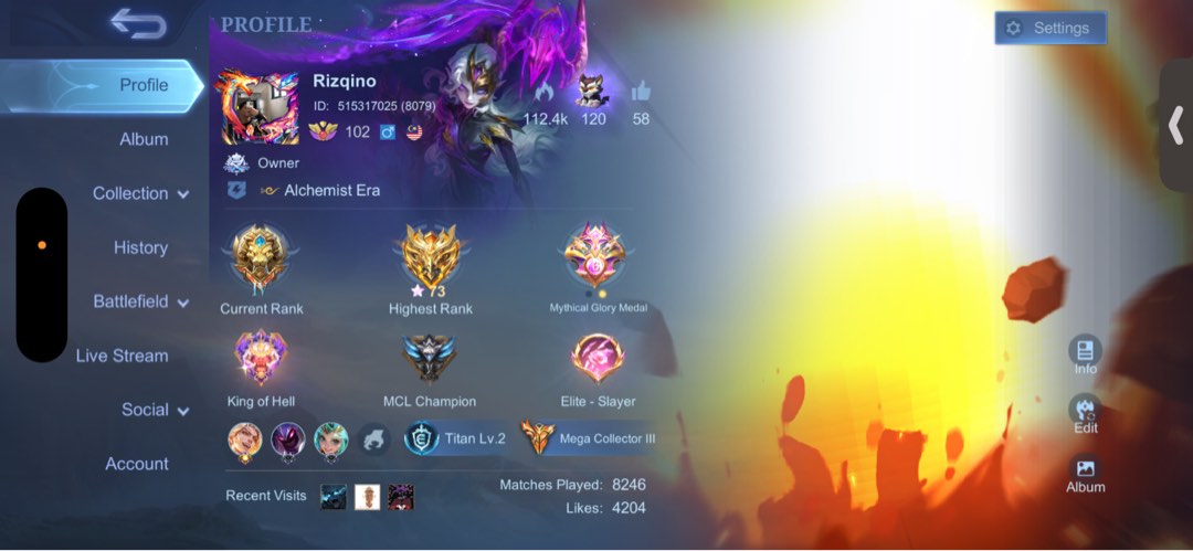 Mlbb Acct , Mega Collector 2 , Video Gaming, Gaming Accessories, Game ...