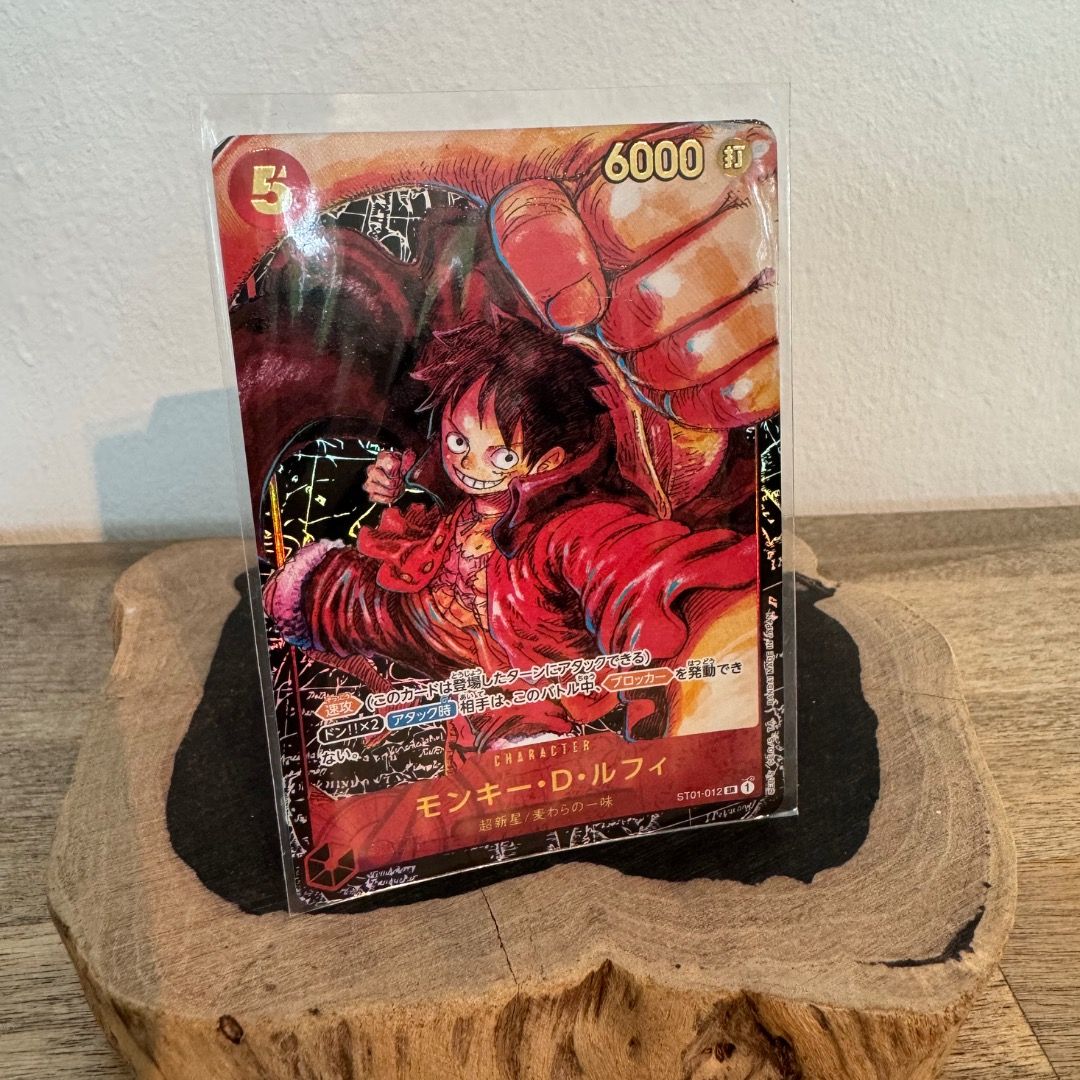 Monkey D Luffy ONE PIECE Japanese ST01-012 SR Parallel Awakening of New ...