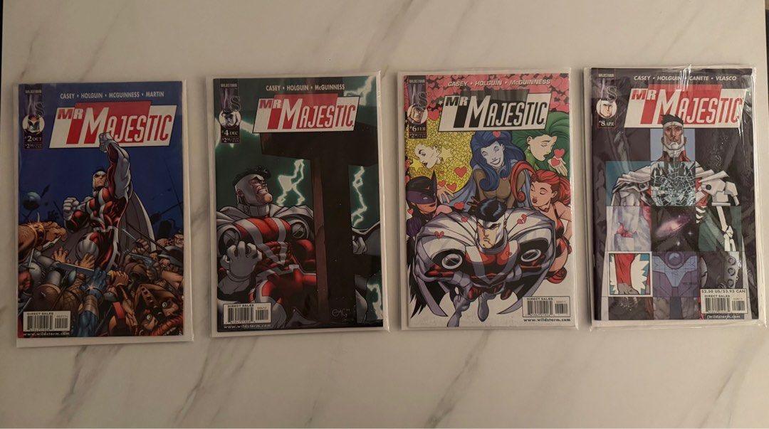 Mr. Majestic Comic Book Series: Issue 1 - 9, Hobbies & Toys, Books ...