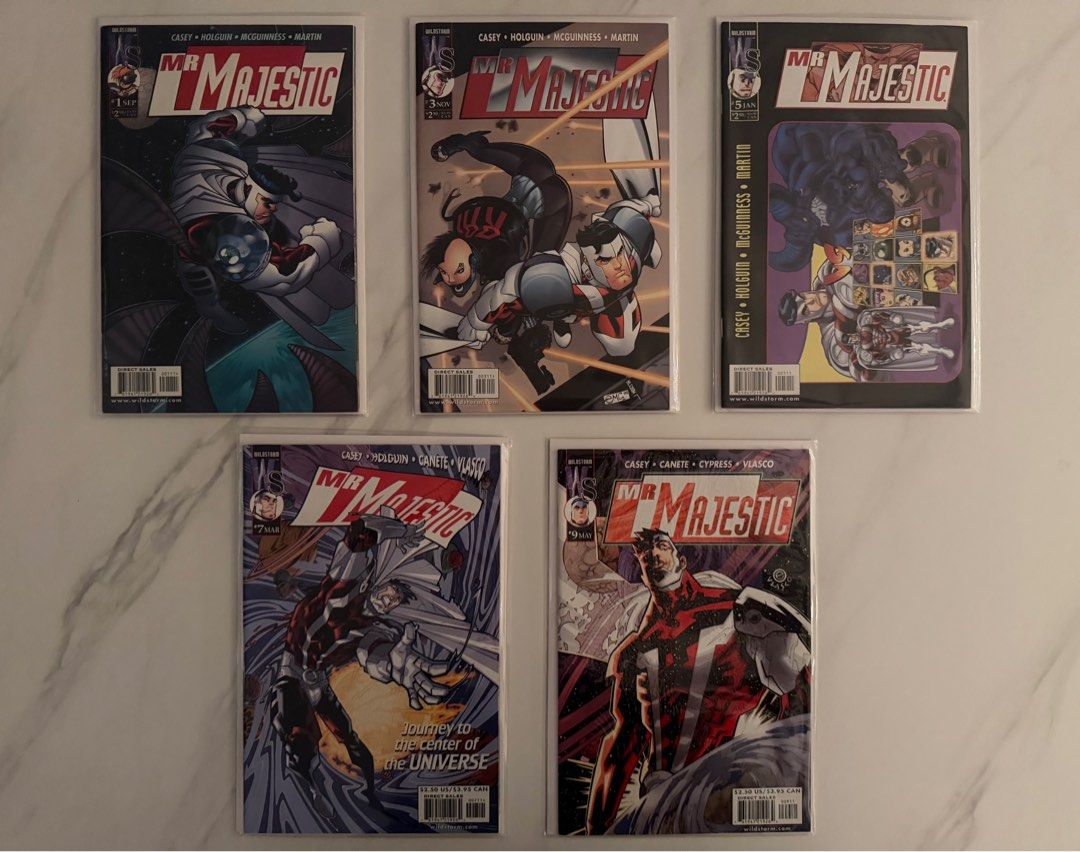 Mr. Majestic Comic Book Series: Issue 1 - 9, Hobbies & Toys, Books ...