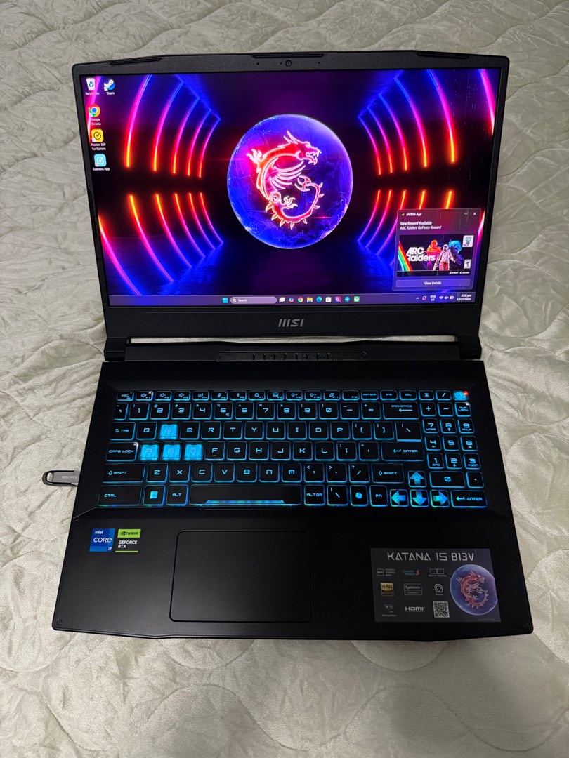 MSI Katana 15 B13VGK Gaming Laptop, Computers & Tech, Laptops ...