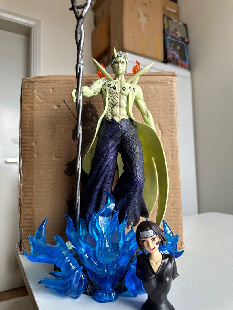 Naruto Obito Six Path Jinchuriki with Rin (34cm), Hobbies & Toys, Toys ...