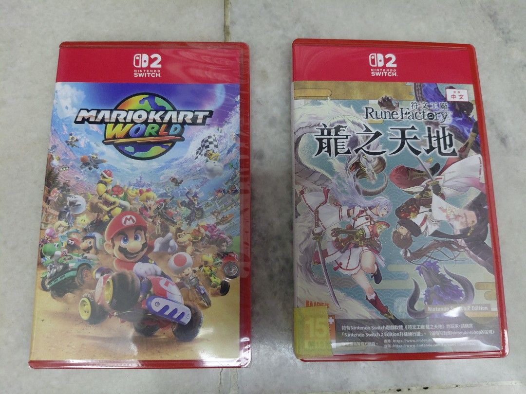 Nintendo Switch 2 Mario Kart World new, Rune Factory Guardian of Azuma ...