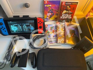 Nintendo Switch V1 Jailbreak 128gb, Video Gaming, Video Game Consoles ...