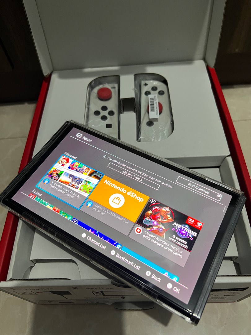 Nintendo Switch OLED Complete WITH BOX AND RECEIPT, Video Gaming, Video ...