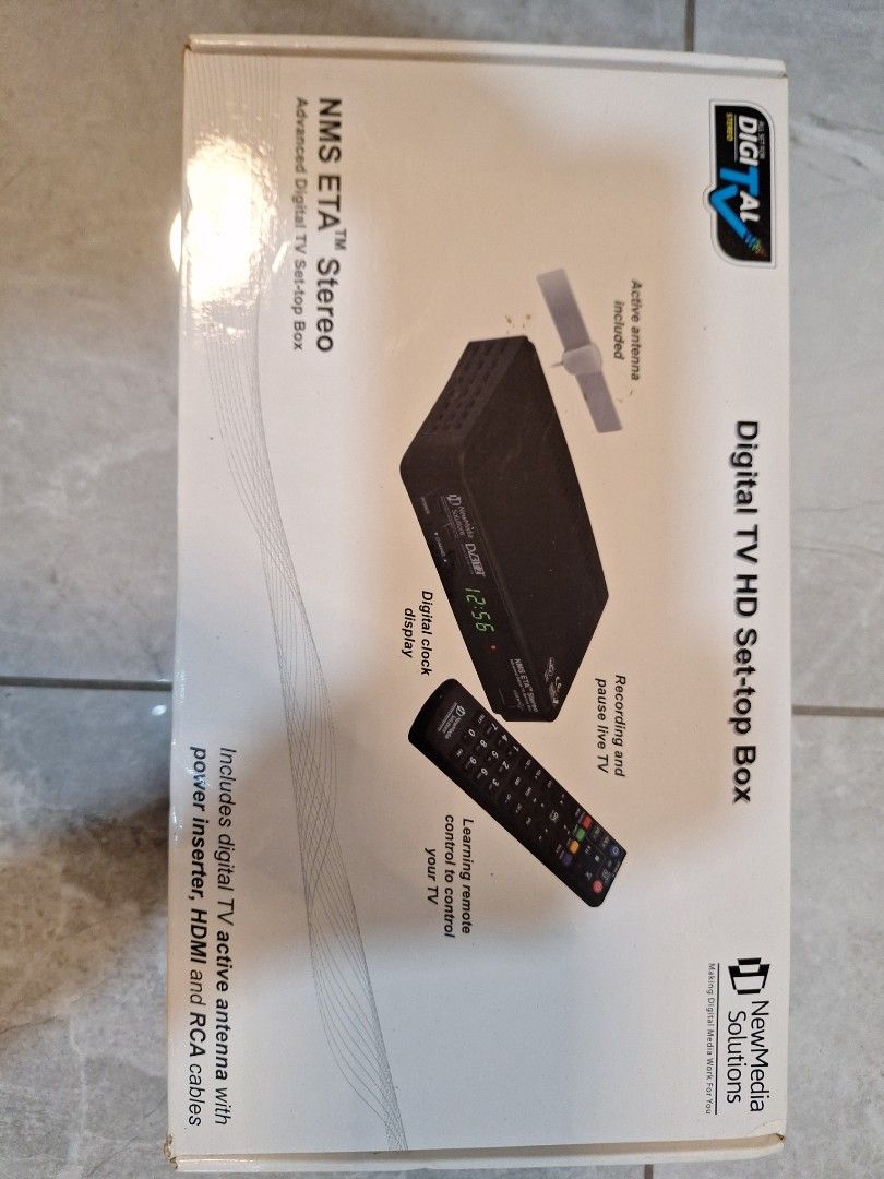 NMS ETA Digital TV HD Set-top Box, TV & Home Appliances, TV ...