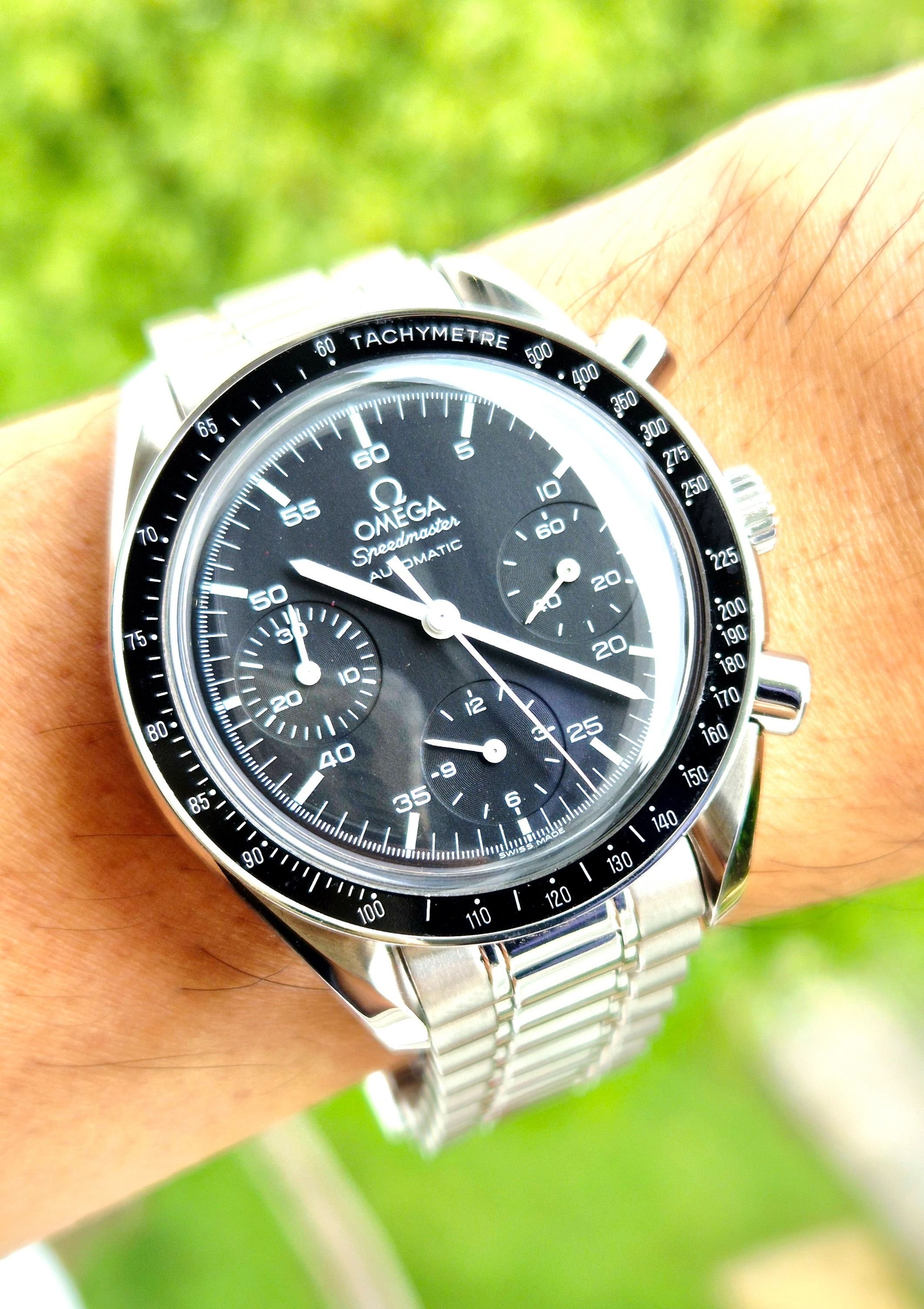 Omega Speedmaster Automatic Chronograph Watch, Luxury, Watches on Carousell