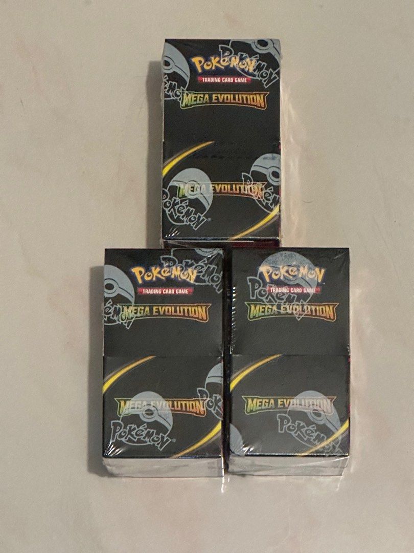 [ON HAND/SHRINKED] Pokemon TCG Mega Evolution Half Booster Box, Hobbies ...