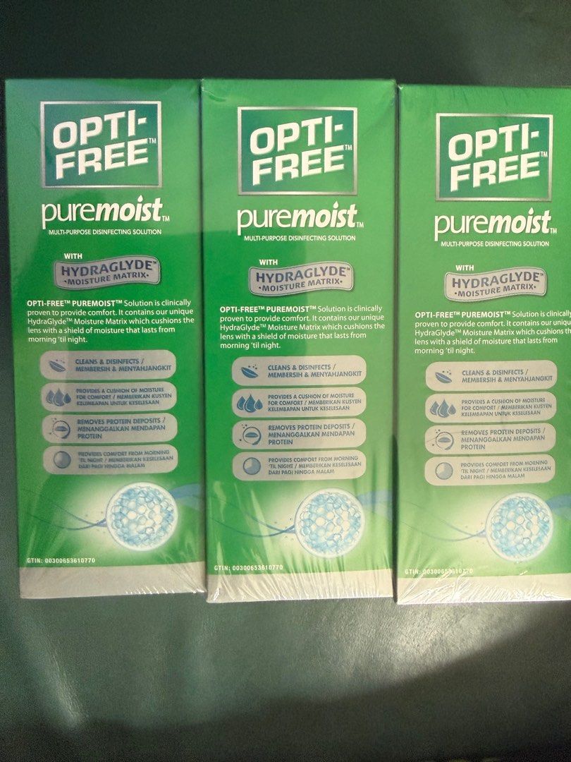 Opti-Free Puremoist Multi-Purpose Disinfecting Solution, Beauty ...