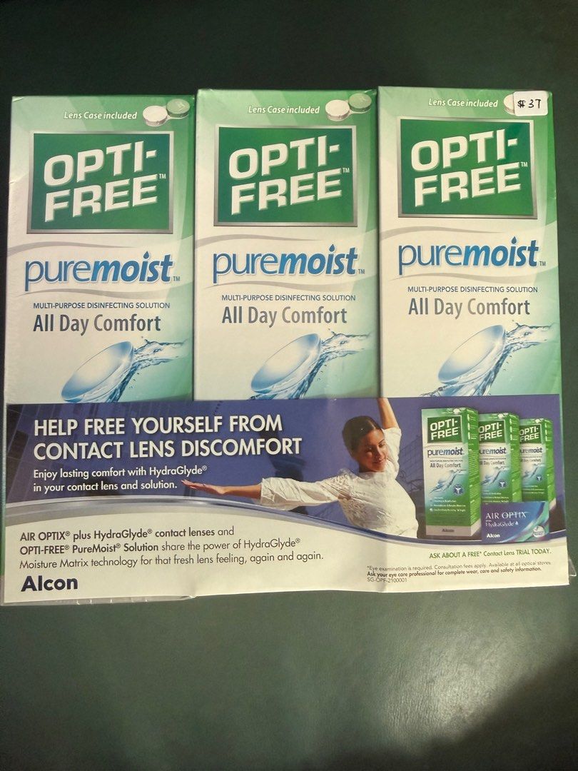 Opti-Free Puremoist Multi-Purpose Disinfecting Solution, Beauty ...