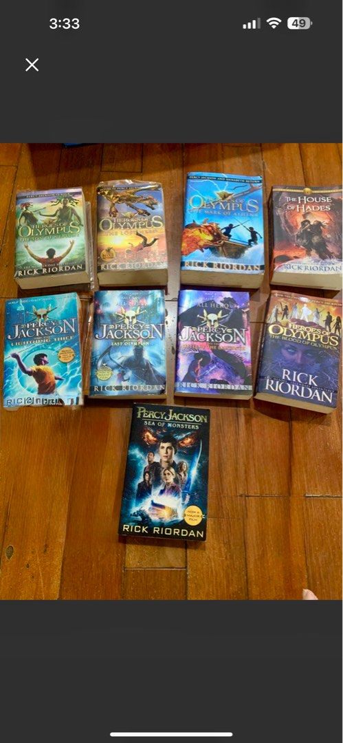 Percy Jackson & Heroes of Olympus Book Set by Rick Riordan, Hobbies ...