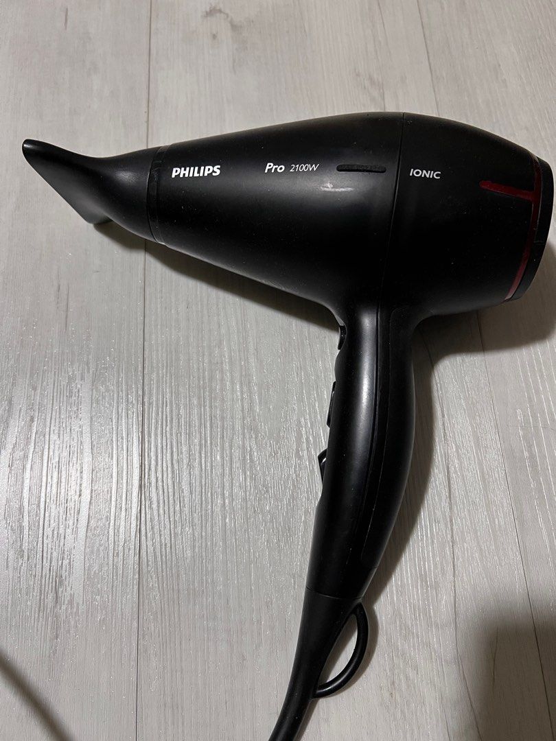 Philips Pro 2100W Ionic Hair Dryer, Beauty & Personal Care, Hair ...