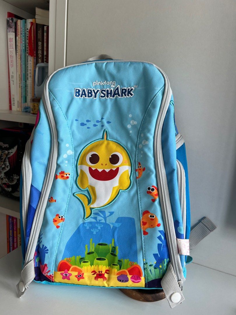 Pinkfong Baby Shark Backpack - Like New, Babies & Kids, Babies & Kids ...