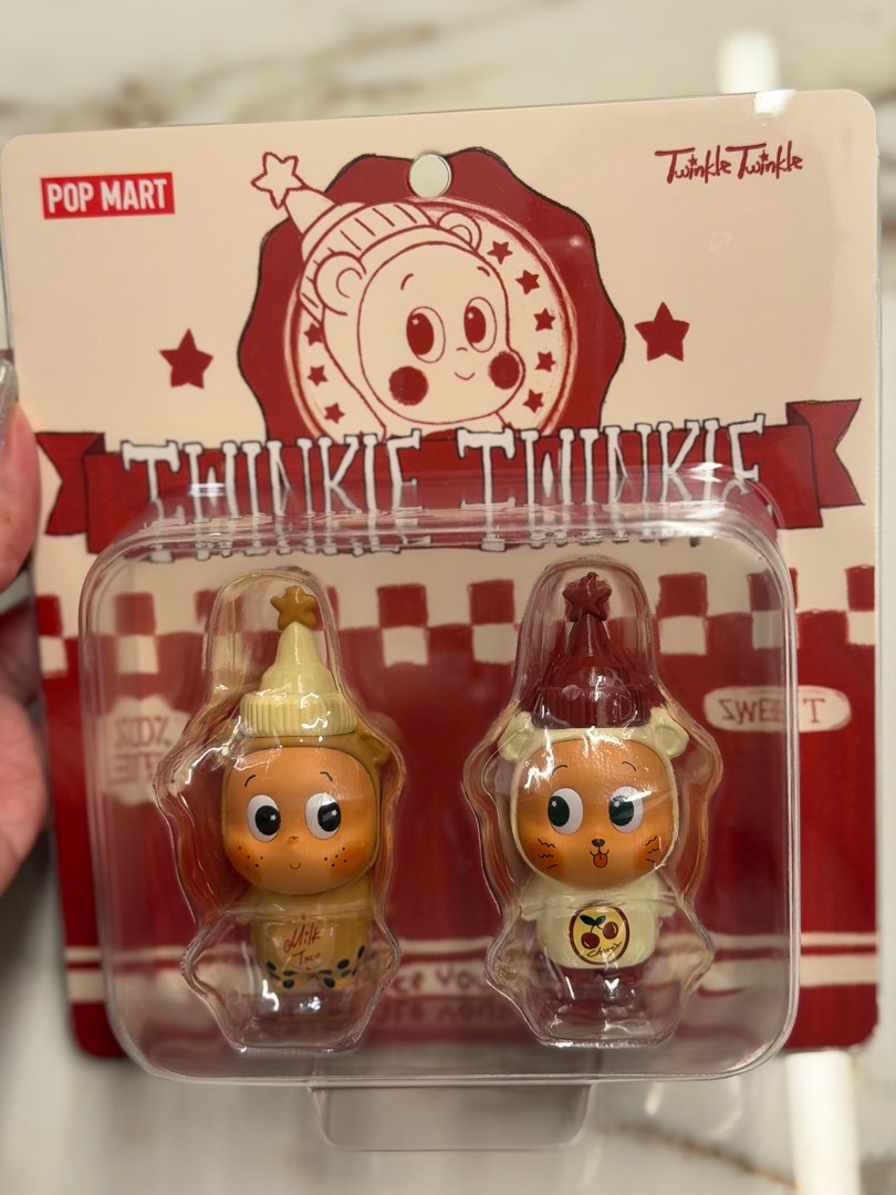 Popmart Twinkle Twinkle Bubble Tea and Cherry, Hobbies & Toys, Toys ...