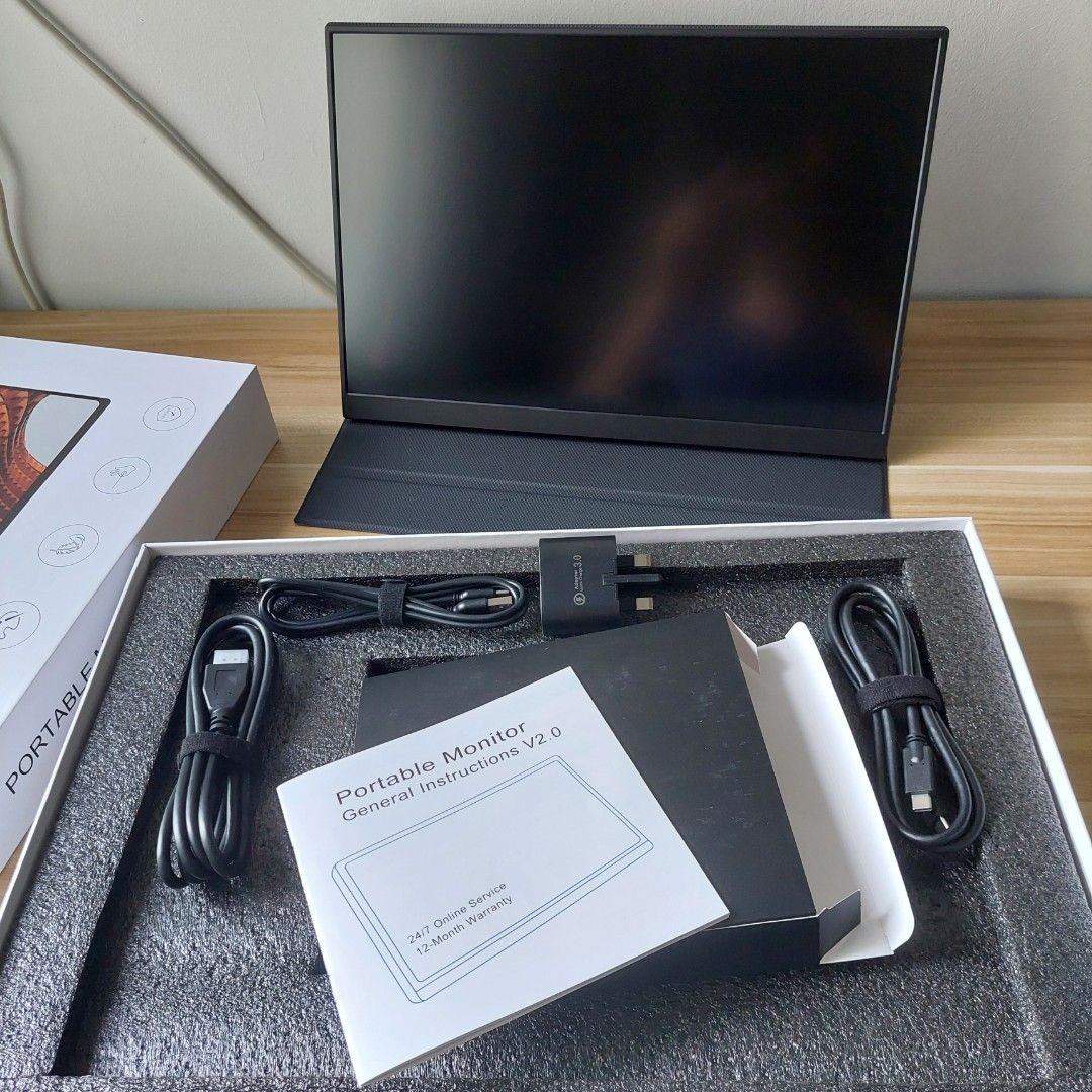 Portable Monitor (single cable) 16 inch 2560x1600, Computers & Tech ...