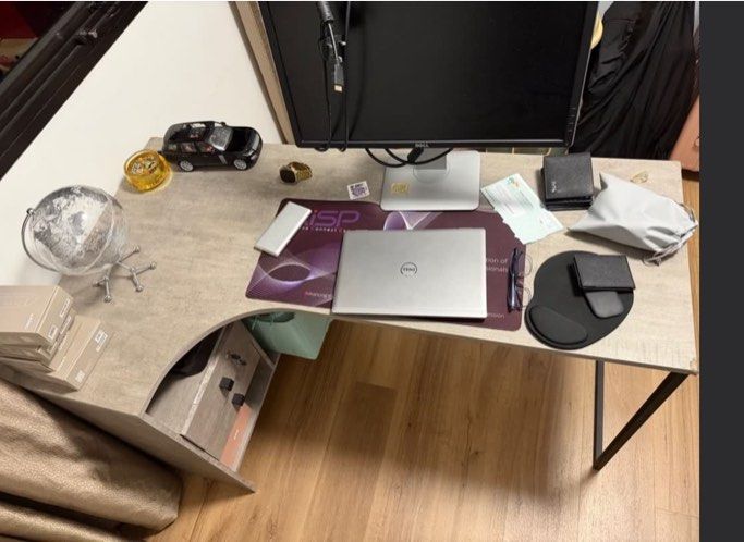 Preowned study table, Furniture & Home Living, Furniture, Tables & Sets ...