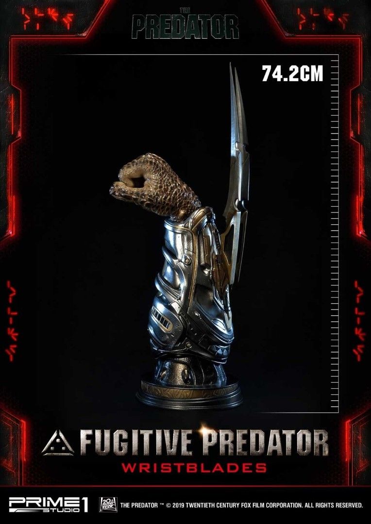 Prime 1 Studio Life Size 1/1 Scale The Predator (Film) Fugitive ...