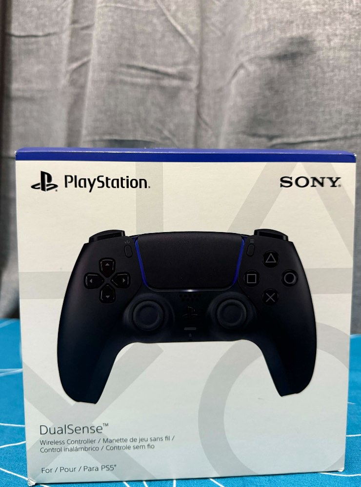 PS5 Controller Midnight Black DualSense Controller, Video Gaming ...