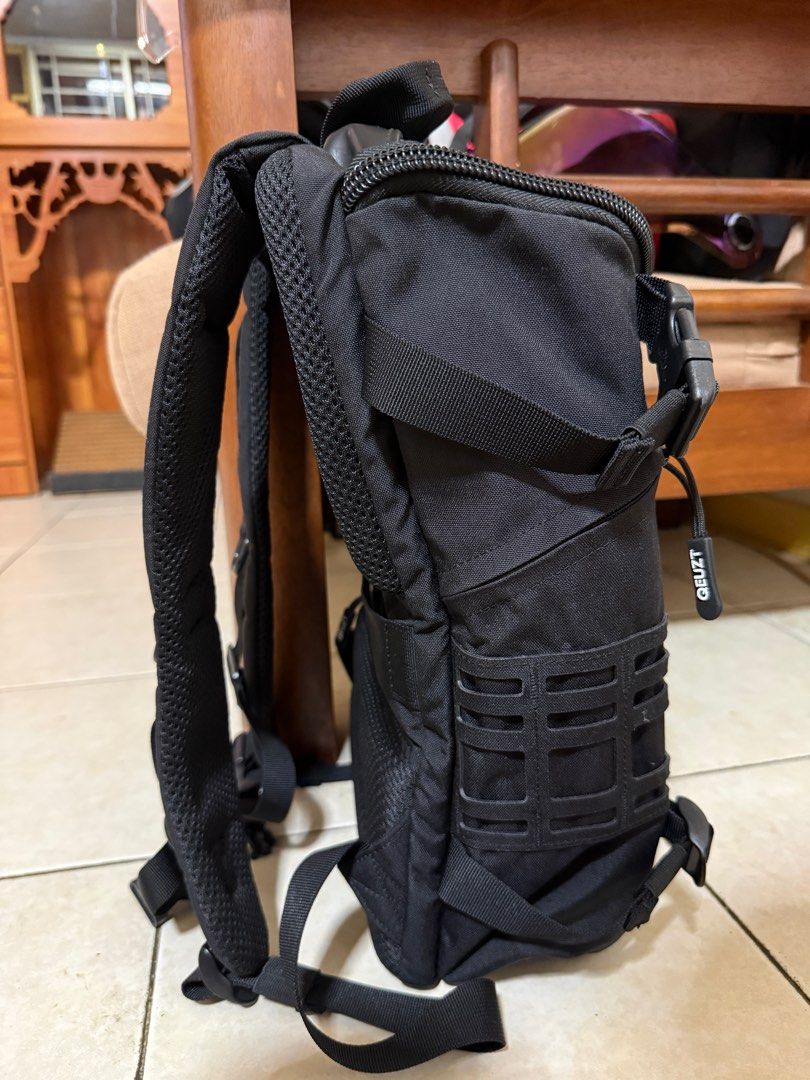 QEUZT Black Tactical Backpack, Men's Fashion, Bags, Backpacks on Carousell