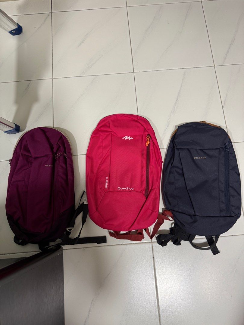 3 Quechua 10l backpacks, Men's Fashion, Bags, Backpacks on Carousell
