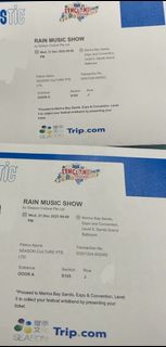 Rain Music Show Concert Ticket - 31 Dec 2025, Tickets & Vouchers, Event ...