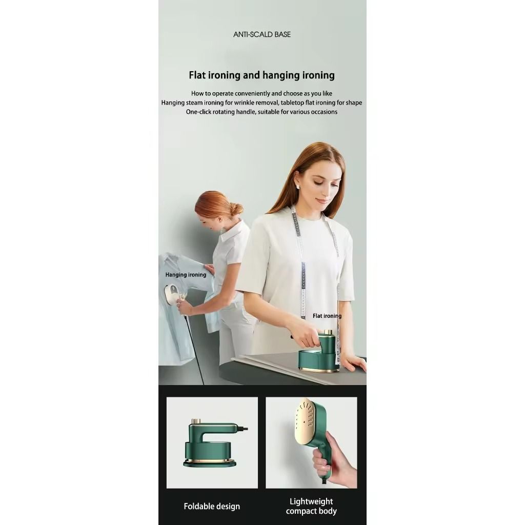 [Ready Stock] Handheld Portable Iron & Steamer Travel Iron Small Iron ...