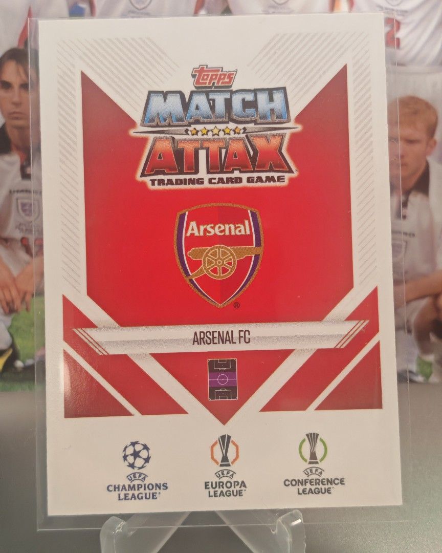 Declan Rice Topps Match Attax Man of the Match Signature Style 阿仙奴 足球卡 ...