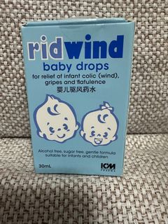 Ridwind Baby Drops / Relieves infant colic wind flatulence, Babies ...