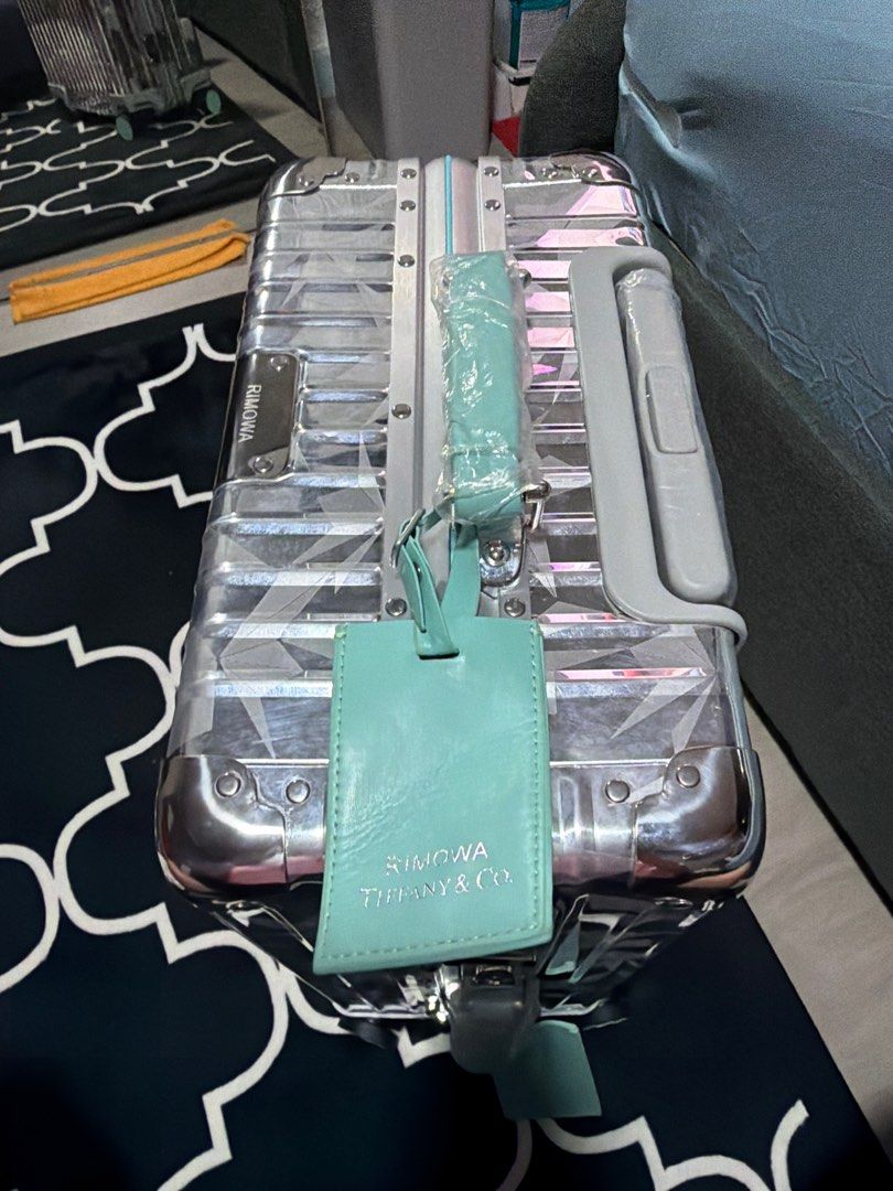 Rimowa x Tiffany & Co. Rock Cut Cabin suitcase, Luxury, Bags & Wallets ...