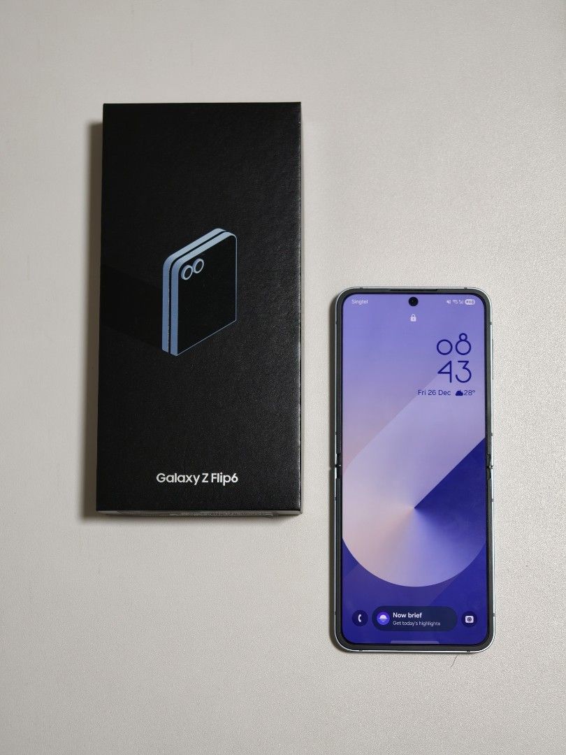 Samsung Flip 6 12GB Ram Foldable Mobile Phone Blue 256GB, Mobile Phones ...